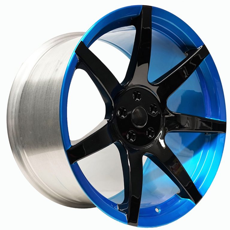 TWO TONE BLUE / GLOSS BLACK CUSTOM FINISH - Project 6GR