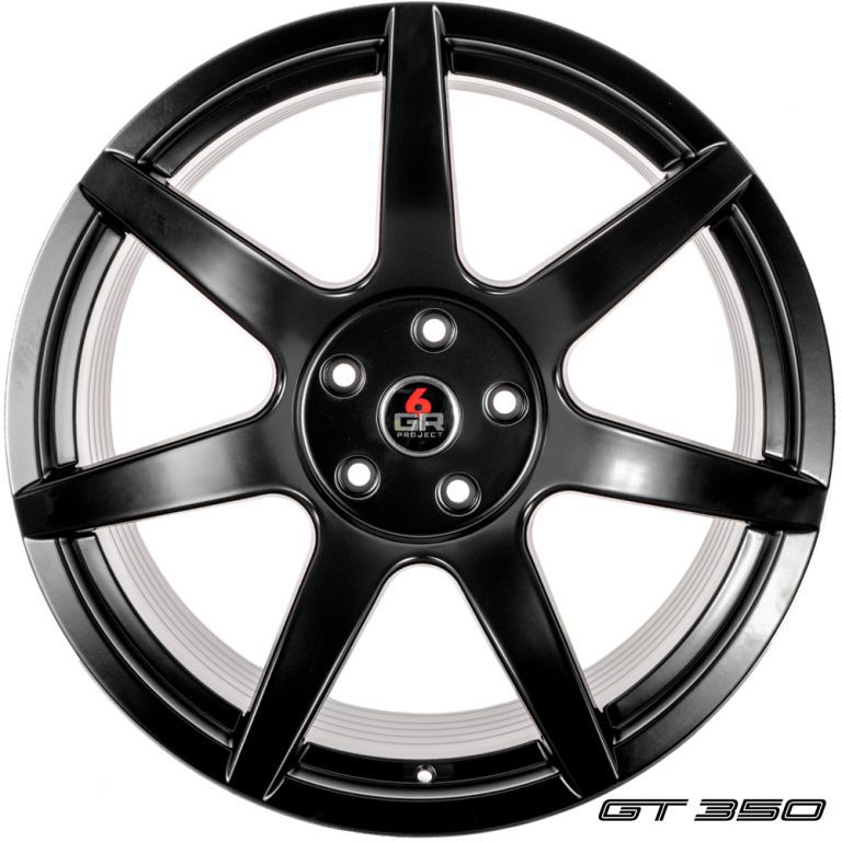 PROJECT 6GR SEVEN SATIN BLACK FINISH R-SPEC GT350/GT350R - Project 6GR