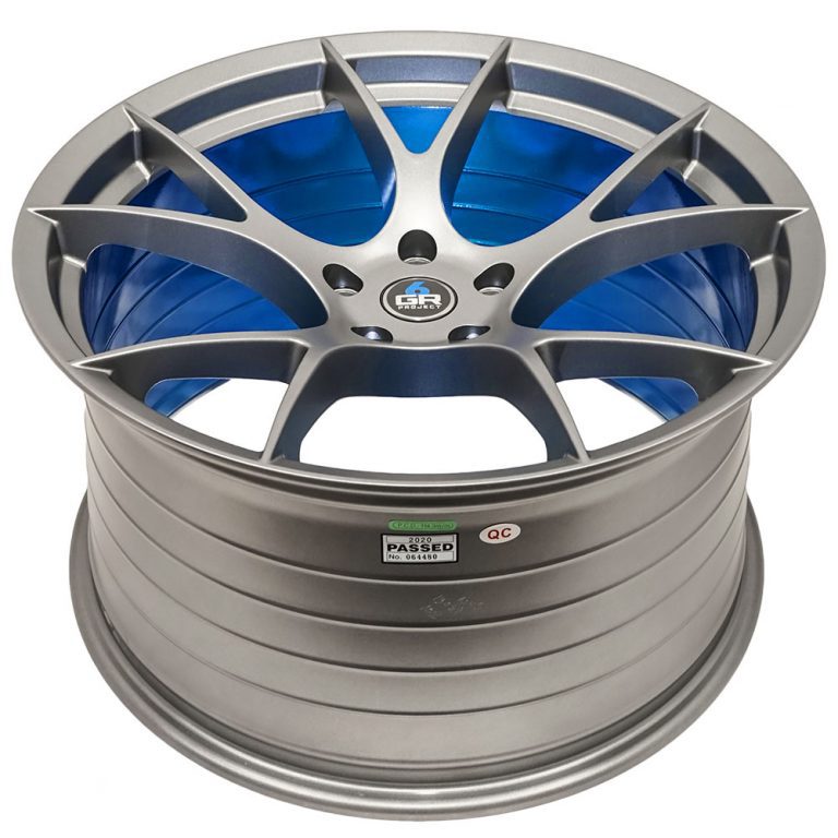 SATIN GRAPHITE / BLUE BARREL CUSTOM FINISH PROJECT 6GR - Project 6GR