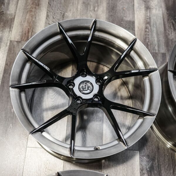 FULLY FORGED - PROJECT 6GR 10-TEN GLOSS BLACK / BRUSHED TITANIUM BARREL ...