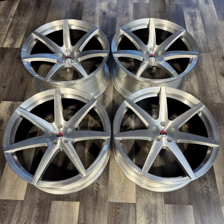 22" PROJECT 6GR 7-SEVEN FULLY FORGED BRUSHED ALUMINUM BMW 7-SERIES ...